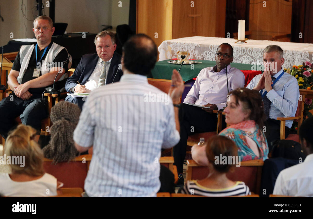 Panel members (left to right) Detective Inspector Simon Fox, Barry ...