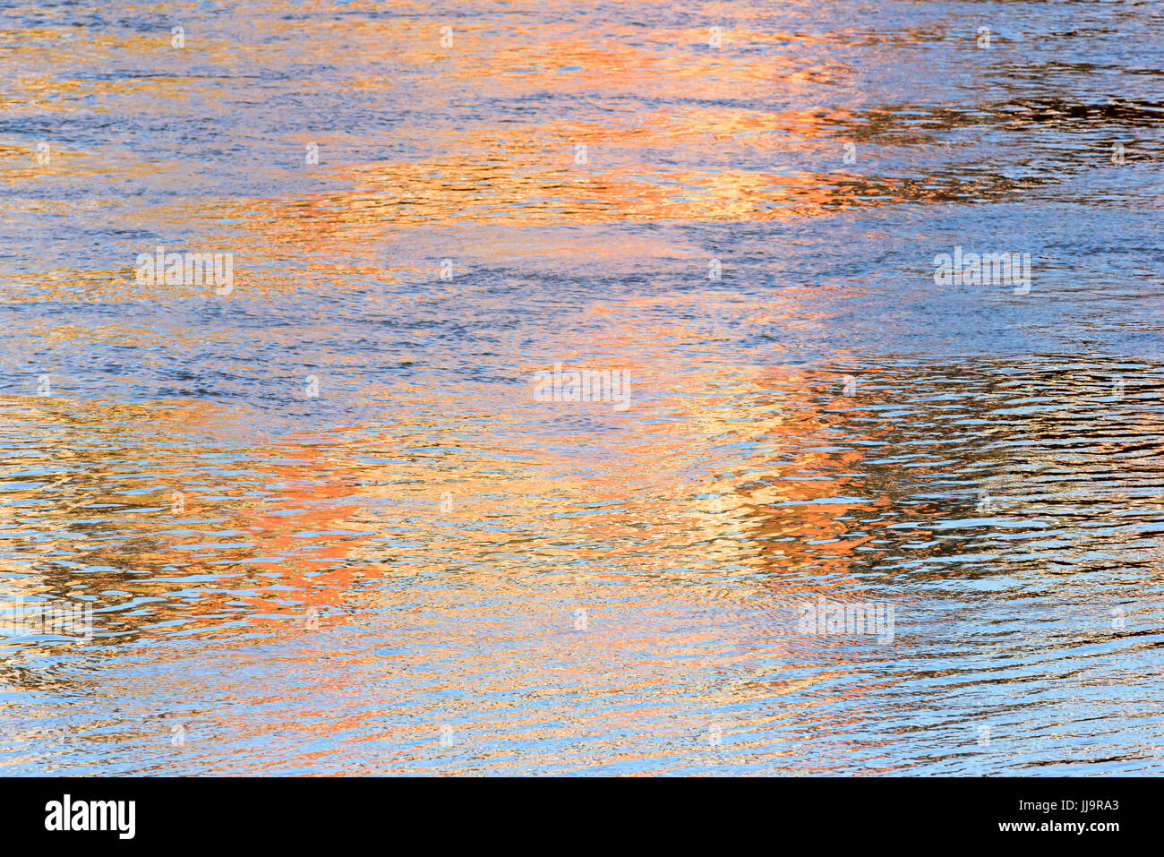 Reflections in River Thames Stock Photo - Alamy