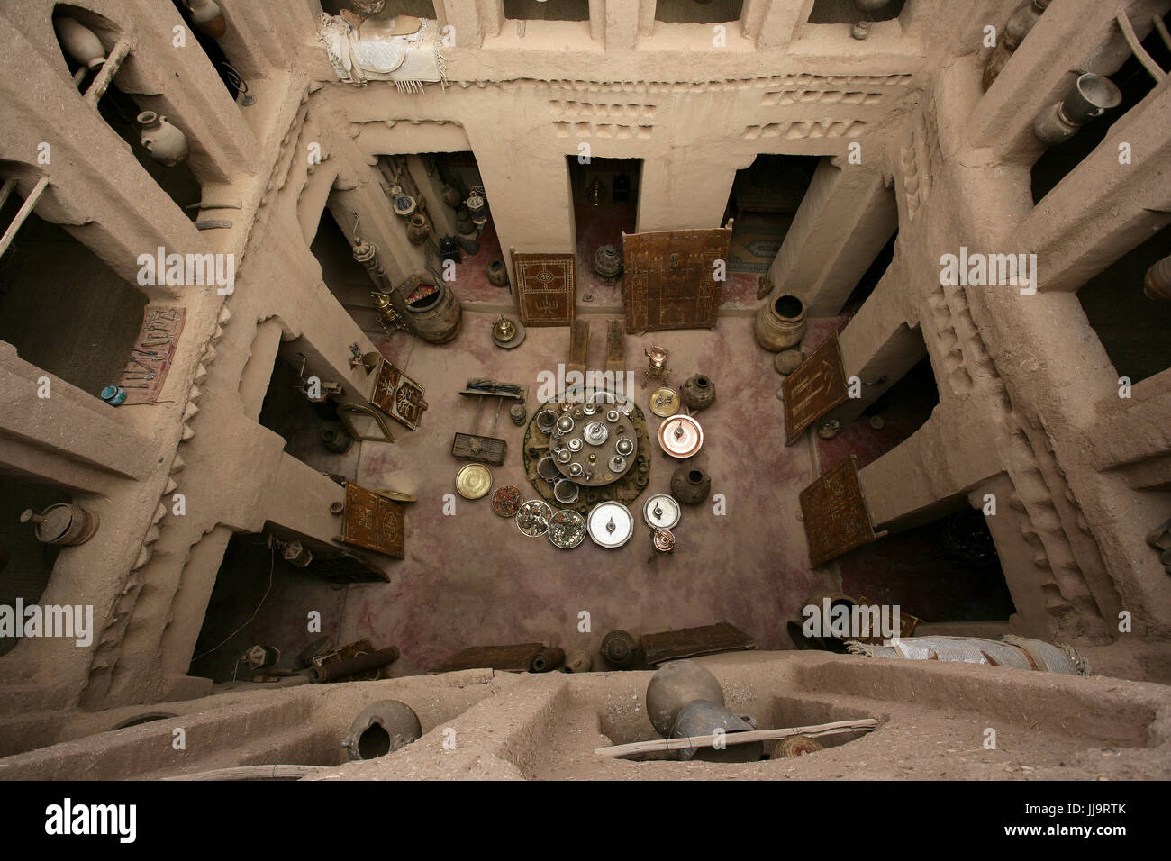 Bird's Eye View of Kasbah in Village of Amezrou in Zagora Morocco Stock ...