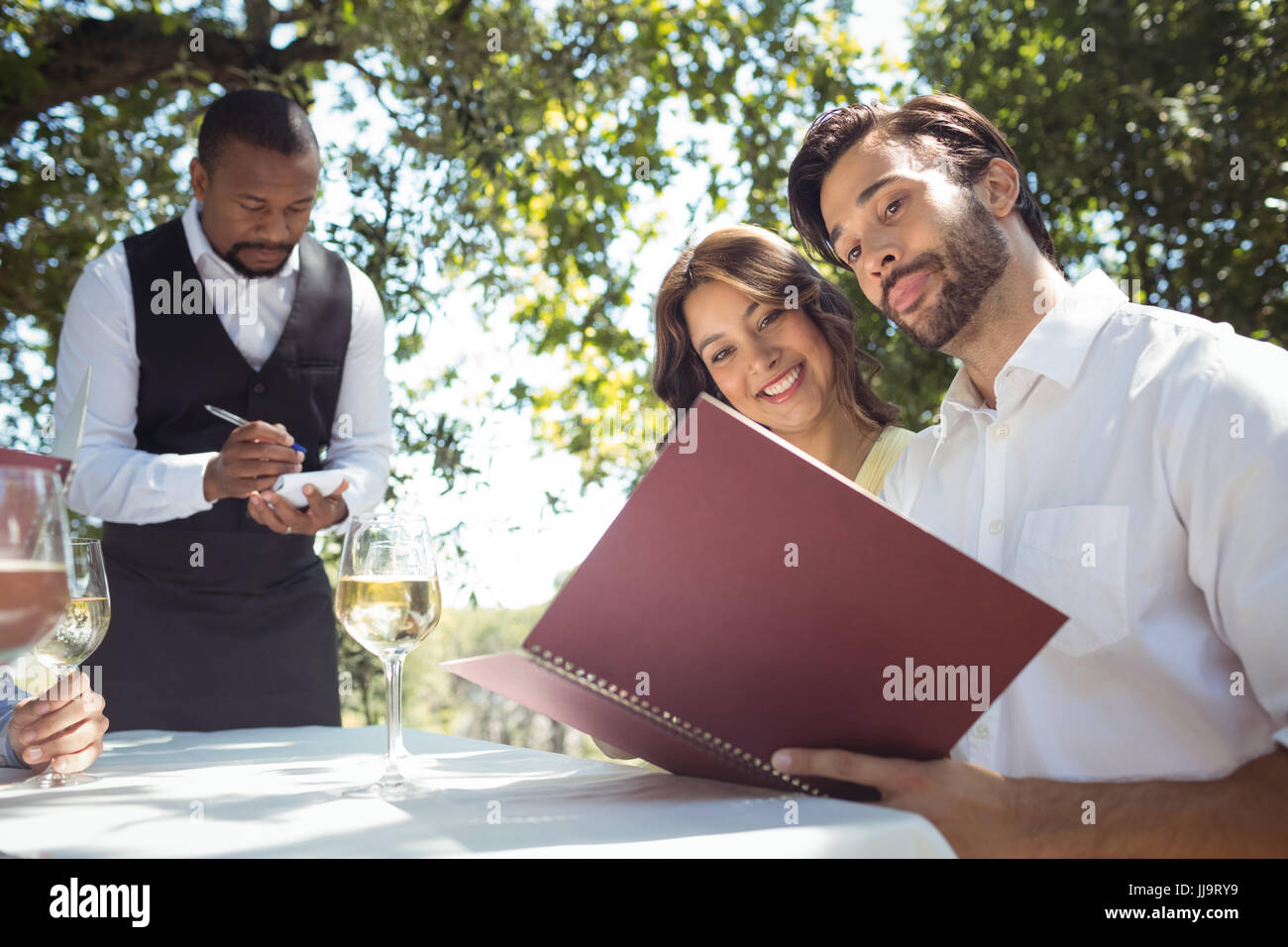 Placing order hi-res stock photography and images - Alamy