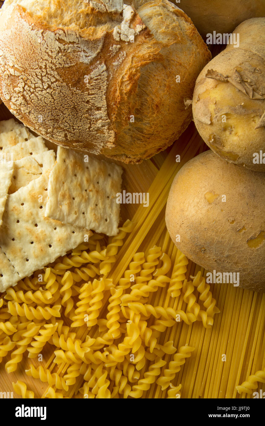 part of the new food triangle, cereals, and rice and potatoes. bread ...