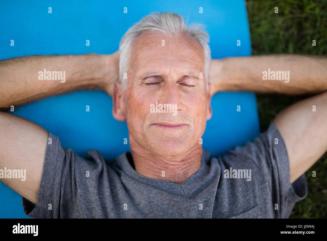 Resting his eyes hi-res stock photography and images - Alamy