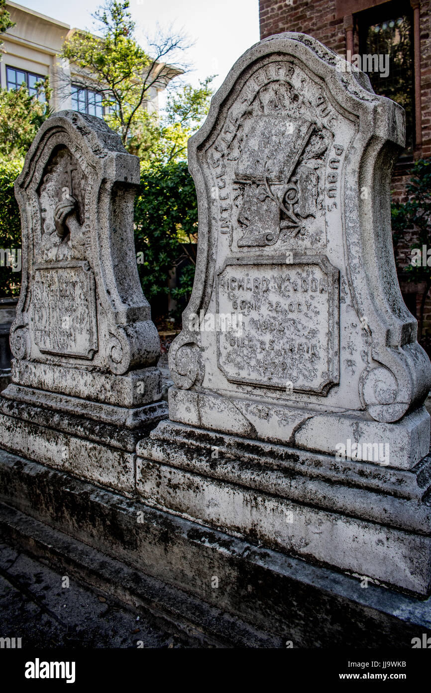 Circular Church Graveyard is located by the Circular Congregational ...