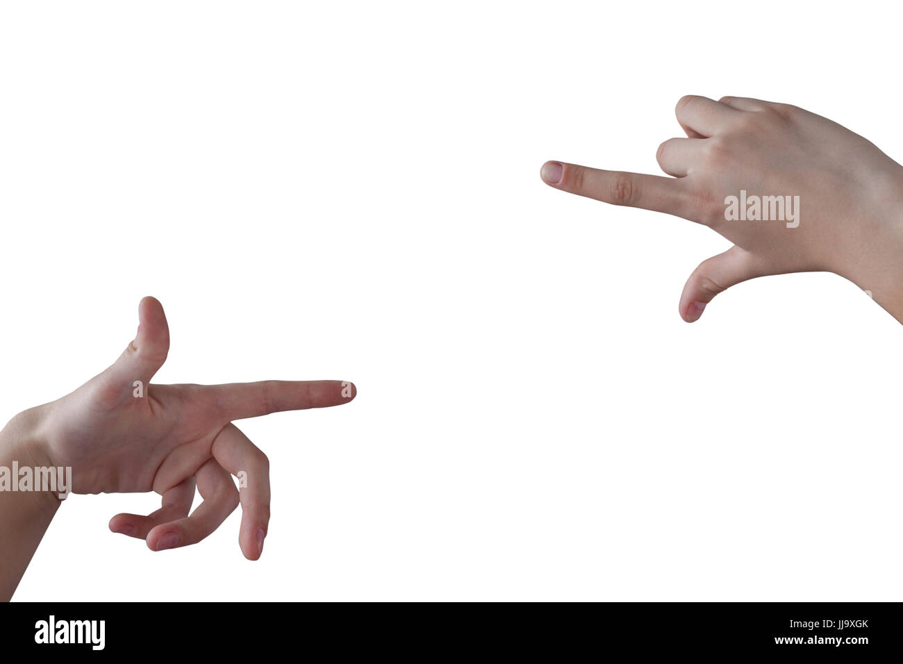 Close-up of girls hand forming a finger frame Stock Photo - Alamy