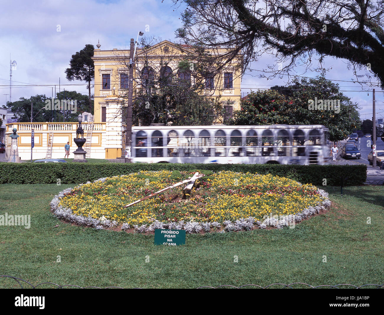 Flower Clock; Curitiba; Paraná; Brazil Stock Photo - Alamy