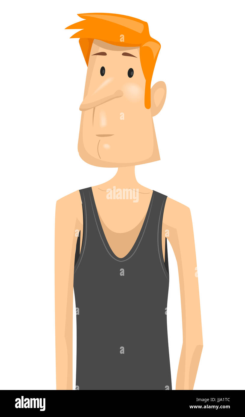 Cartoon illustration sad disappointed man hi-res stock photography and ...