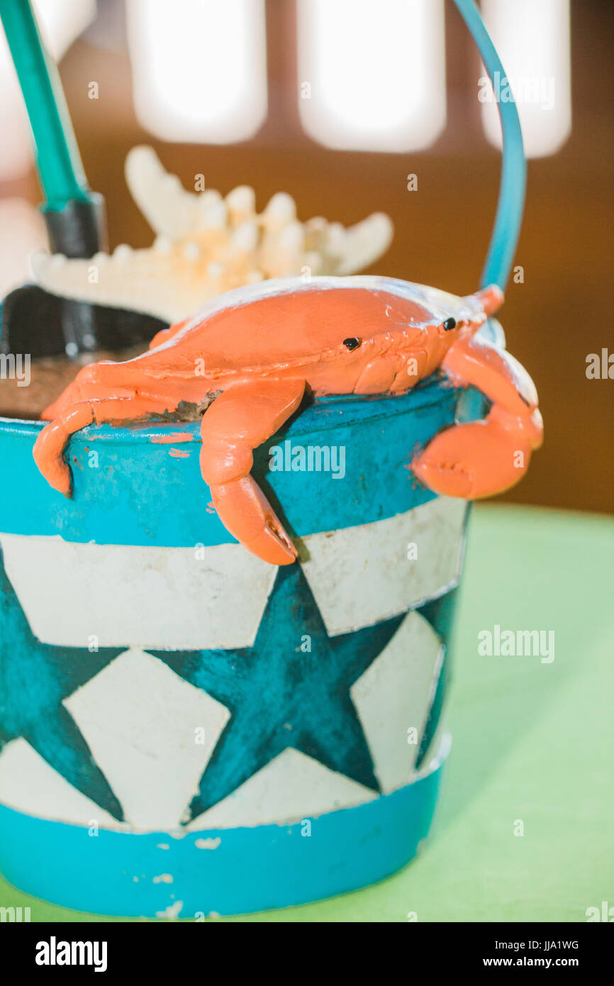 Cute, Fun, Handmade. Beach Themed Ocean Wedding Reception Decorations ...