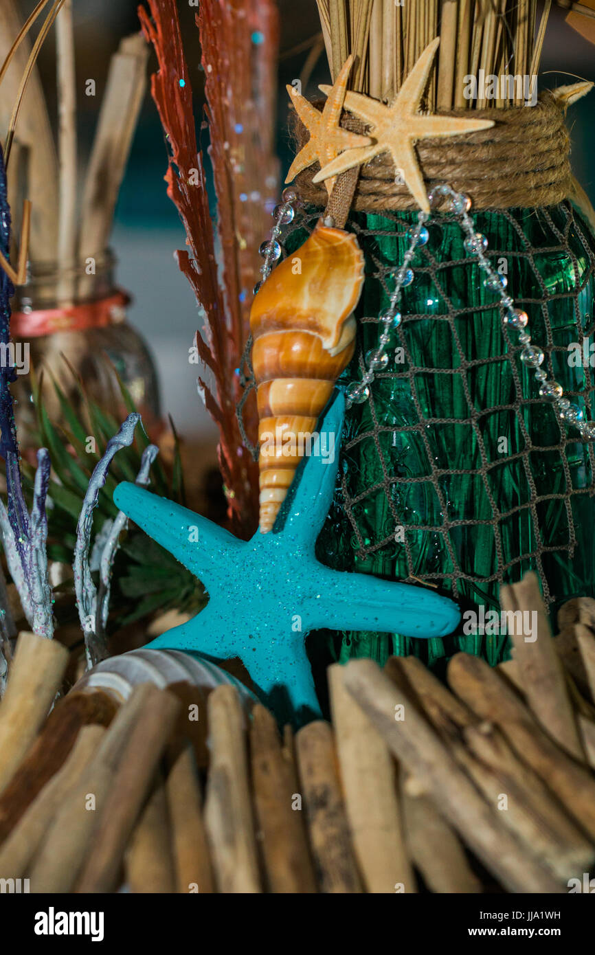 Cute, Fun, Handmade. Beach Themed Ocean Wedding Reception Decorations ...