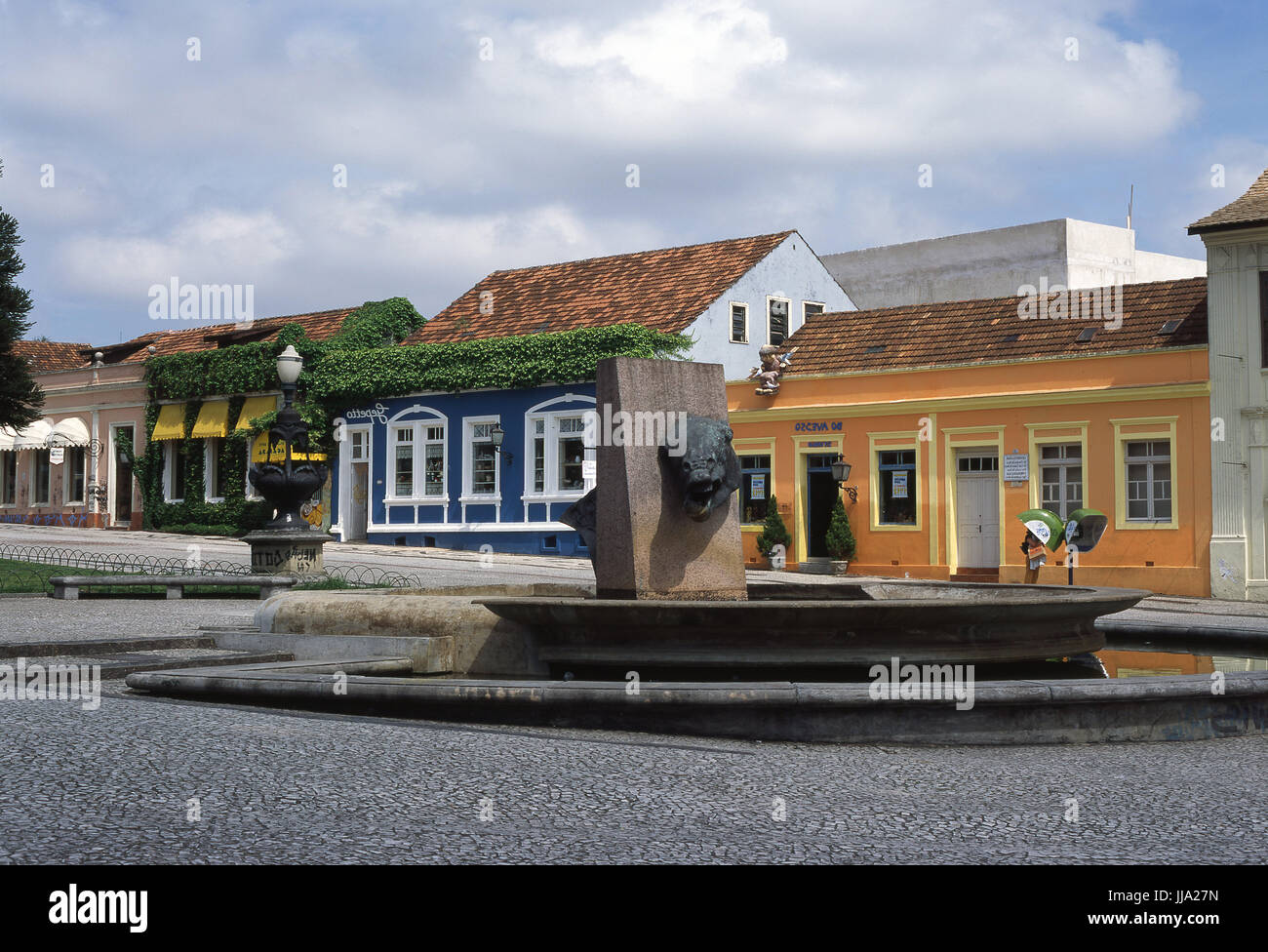 Source of Memory; Garibaldi Square; Curitiba; Paraná; Brazil Stock ...