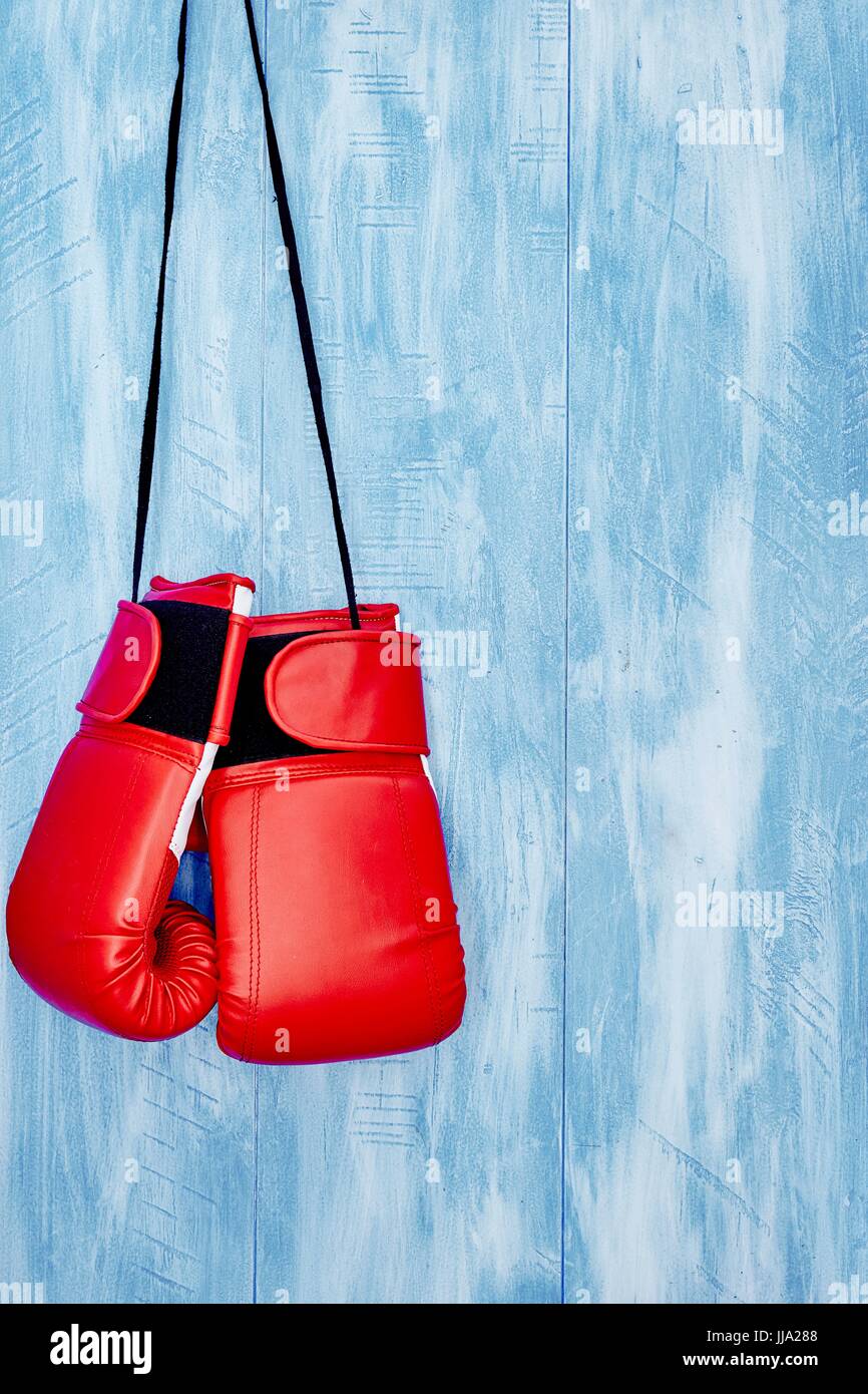 A studio photo of boxing gloves Stock Photo - Alamy