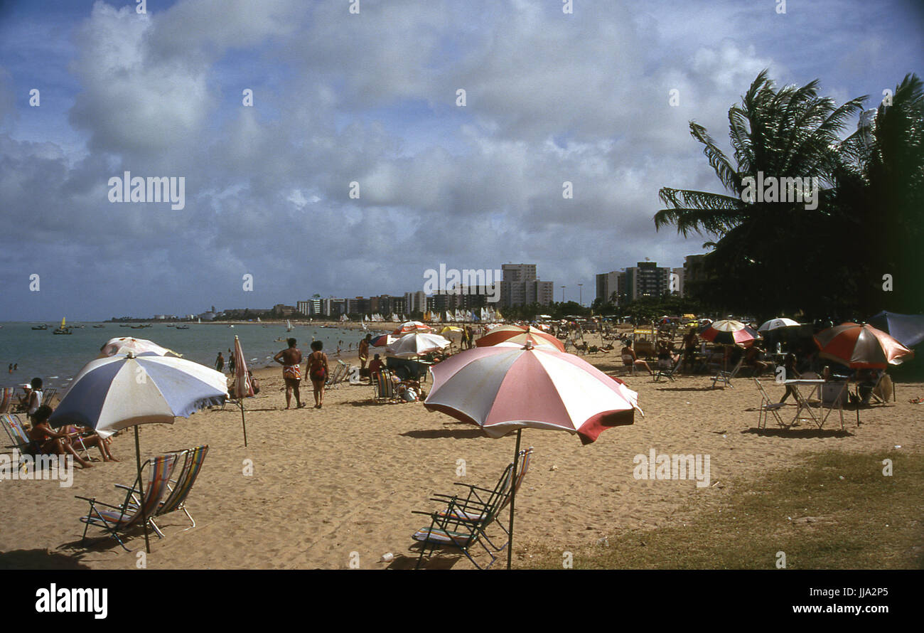 Beach of the Seven coconut trees; Alagoas; Maceió; Brazil Stock Photo ...