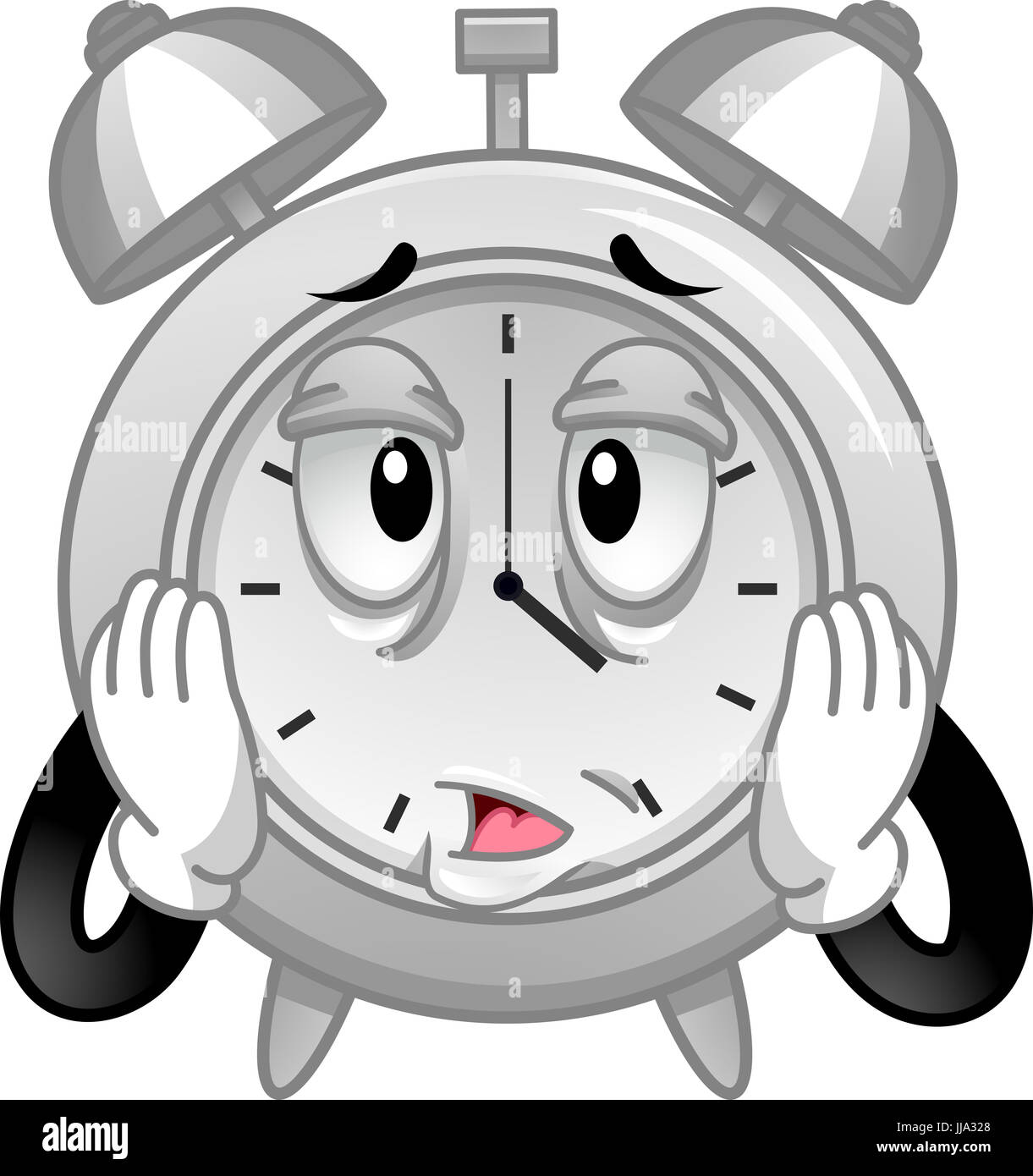 Stressed Out Cartoon Face