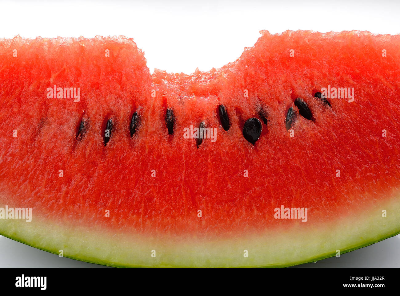 watermelon and bite marks, Tropical fruit are sweet, juicy, rich in ...