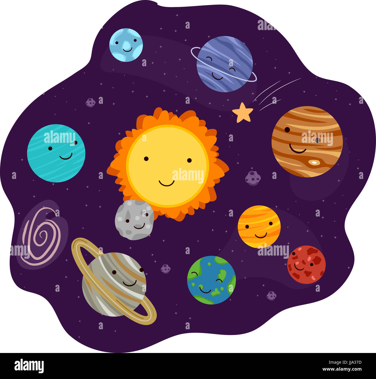 Solar system planets for kids hi-res stock photography and images - Alamy