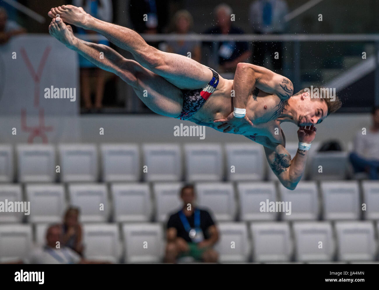 Budapest, Hungary. 18th July, 2017. Matthieu Rosset from France in ...