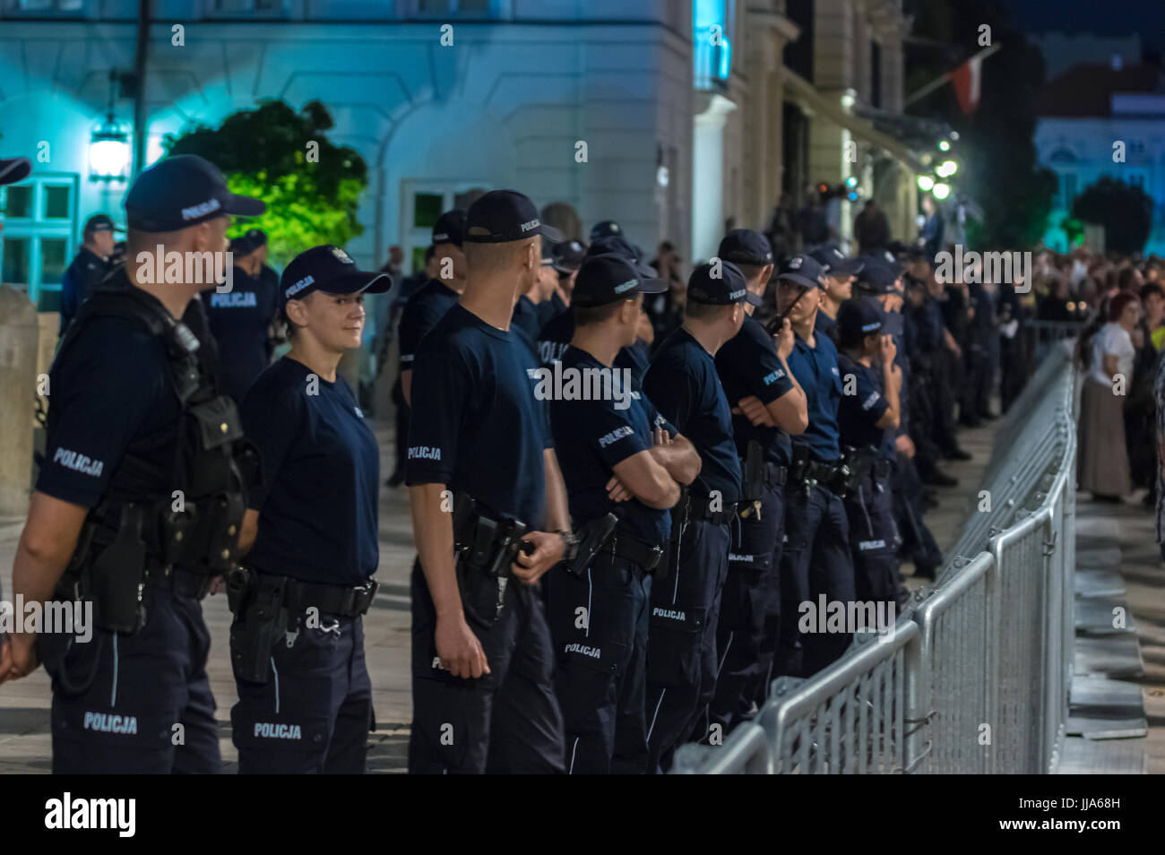 Presidential palace security barrier protection guard hi-res stock ...