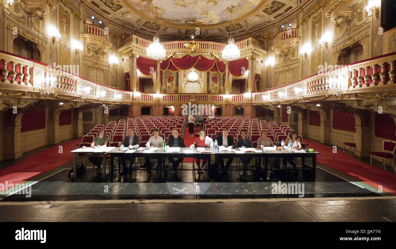 Vienna, Germany. 05th July, 2017. The members of the jury of the Max ...