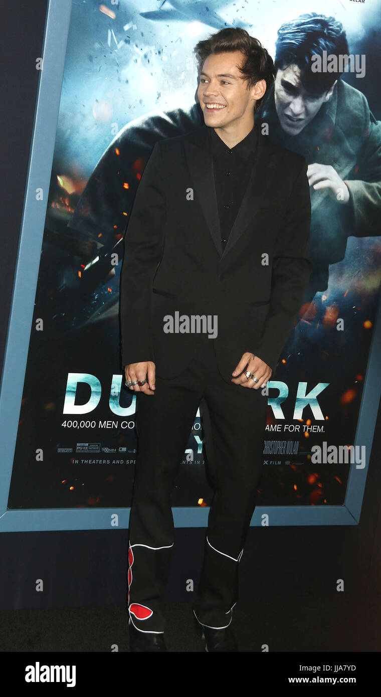 New York, New York, USA. 18th July, 2017. Actor/singer HARRY STYLES ...