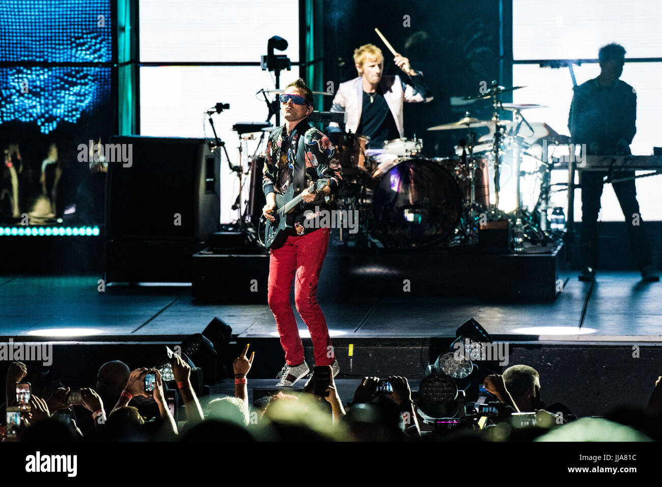 Toronto, Ontario, Canada. 18th July, 2017. British rock band performed ...