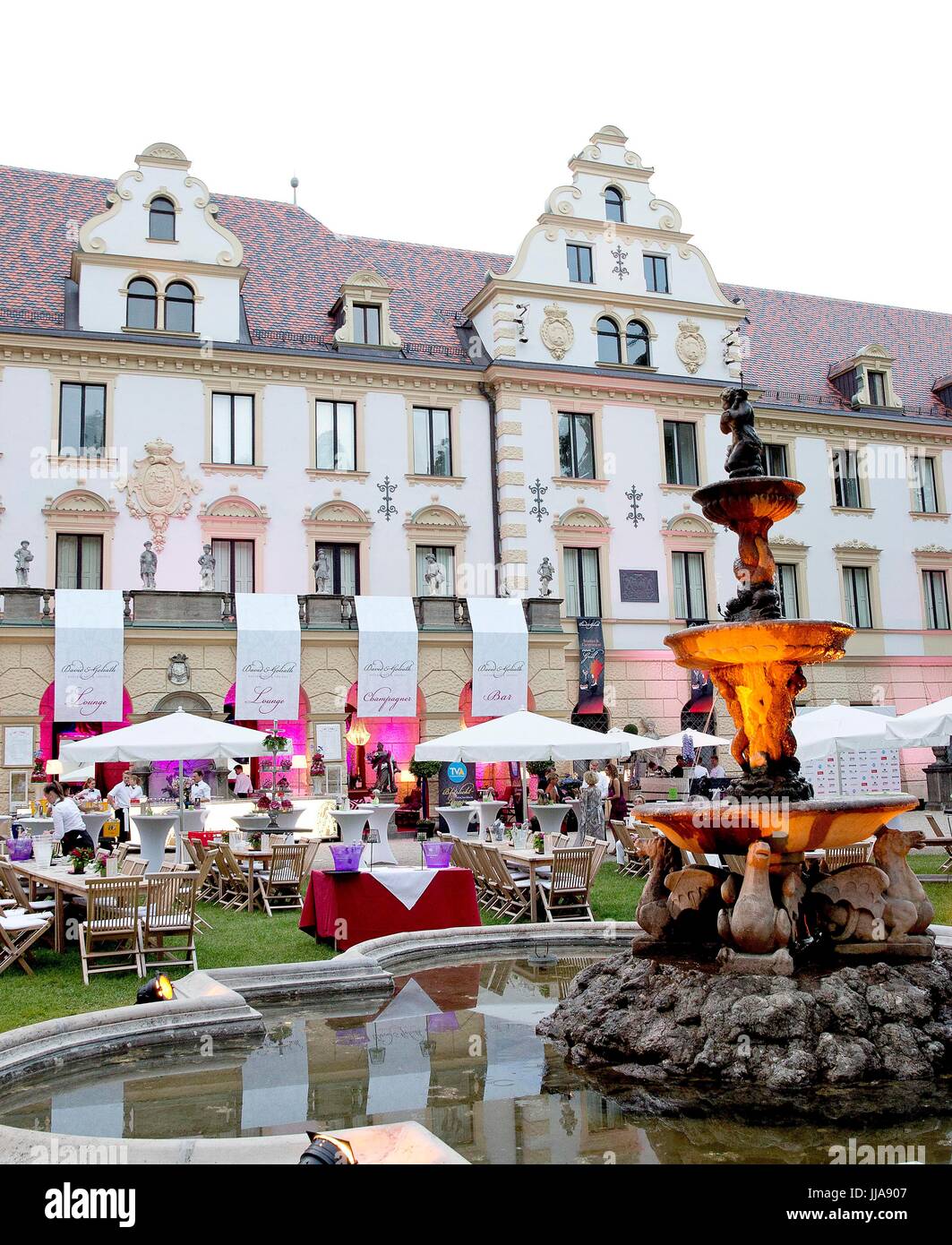 Regensburg, Germany. 18th July, 2017. public at the St. Emmeram Castle ...