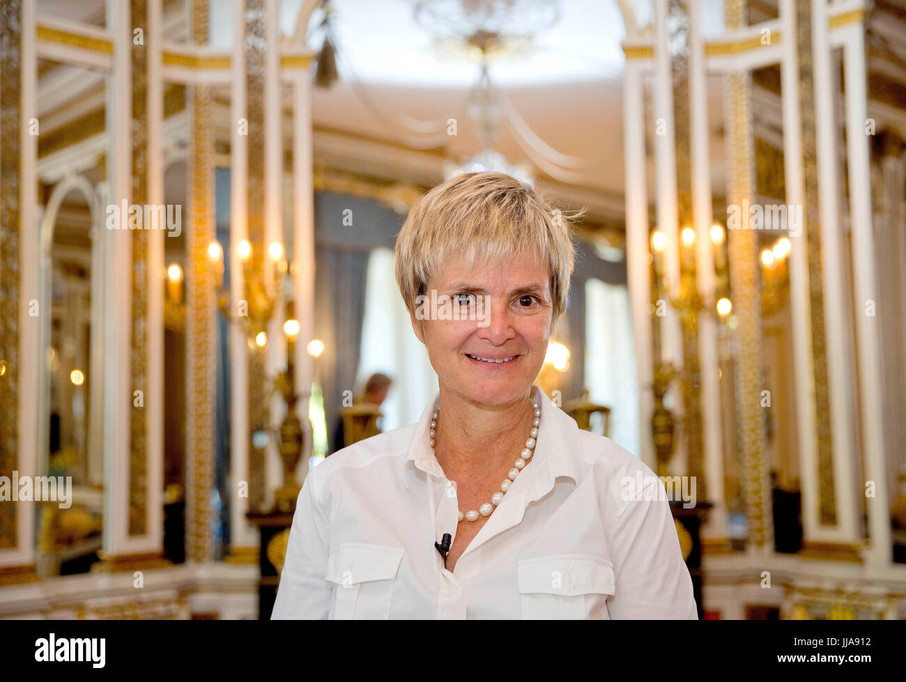 Gloria Princess of Thurn und Taxis at the St. Emmeram Castle in ...