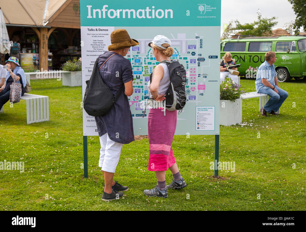 Information Point guide map, garden design layout, fabulous floral ...