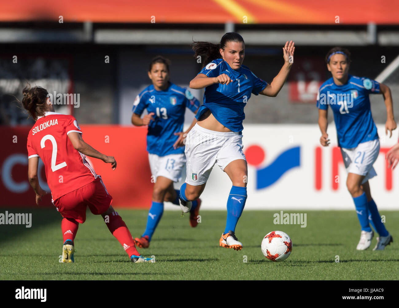 Rotterdam, Netherlands. 17th July, 2017. Alia Guagni (ITA) Football ...