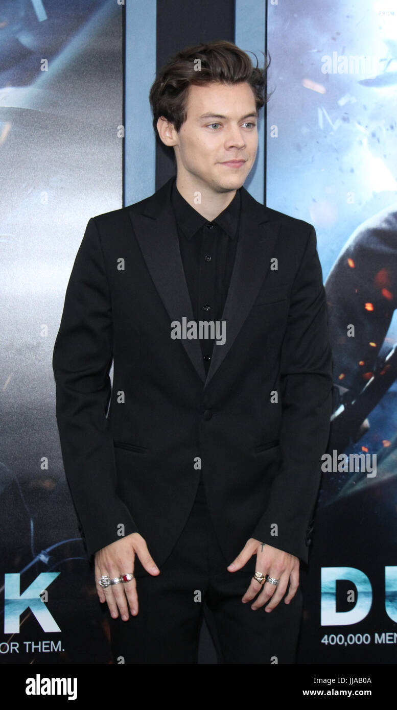 New York, USA. 18th Jul, 2017. Harry Styles attend Warner Bros.Pictures ...