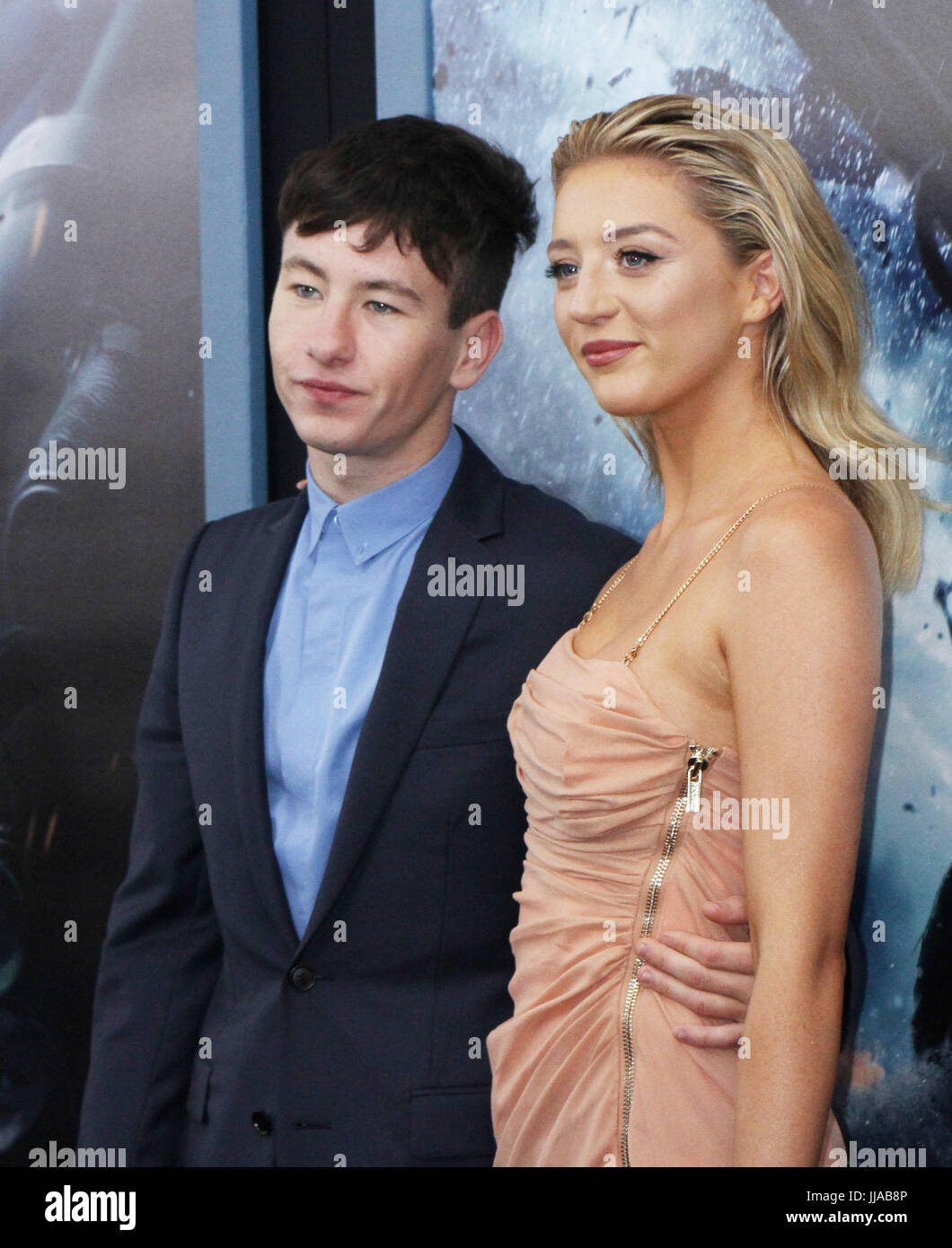 New York, USA. 18th Jul, 2017. Barry Keoghan, Shona Guerin attend ...