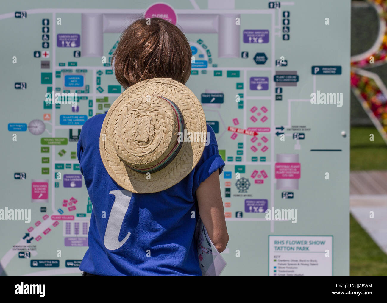 Information Point guide map, garden design layout, fabulous floral ...