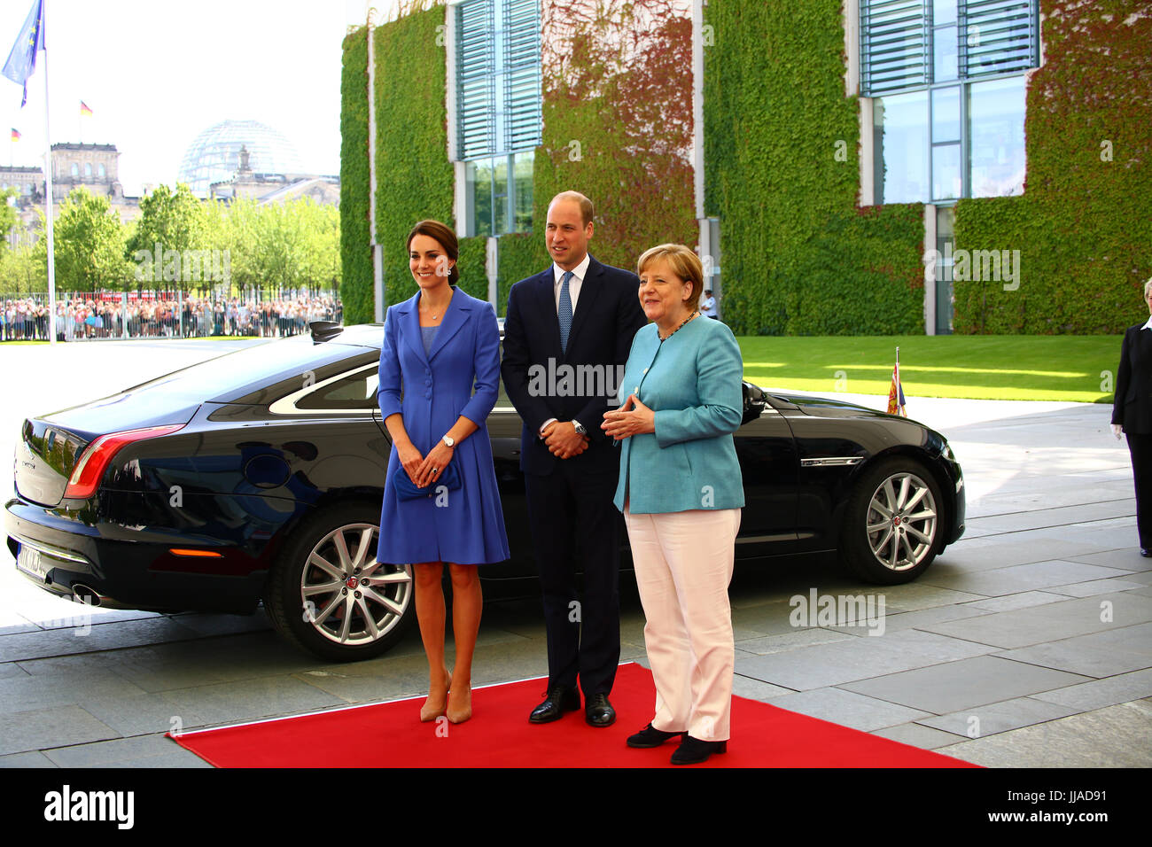 Berlin, Germany. 19th July, 2017. Chancellor Angela Merkel received ...