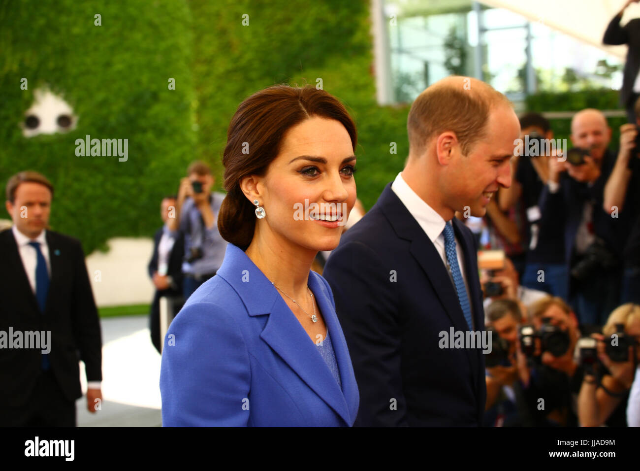 Berlin, Germany. 19th July, 2017. Chancellor Angela Merkel received ...