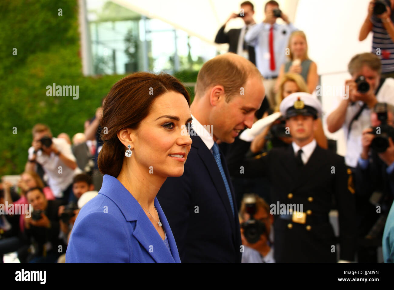 Berlin, Germany. 19th July, 2017. Chancellor Angela Merkel received ...