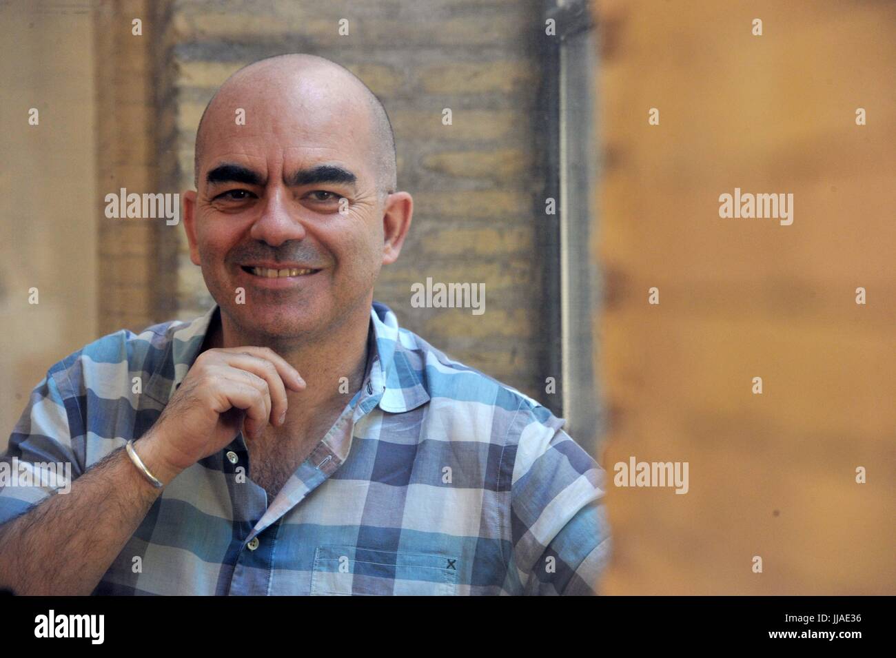 Roma, Photocall Festival delle Letterature . Pictured : Nicola Gardini ...