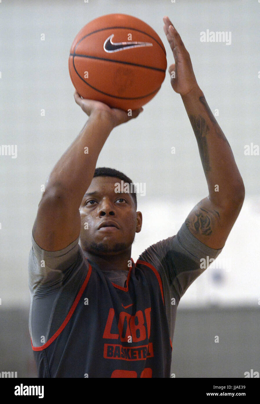 Usa. 19th July, 2017. SPORTS -- Chris McNeal, a new basketball player ...