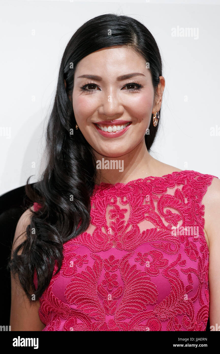 Tokyo, Japan. 19th Jul, 2017. Model Mika Ahn poses during a photo call ...