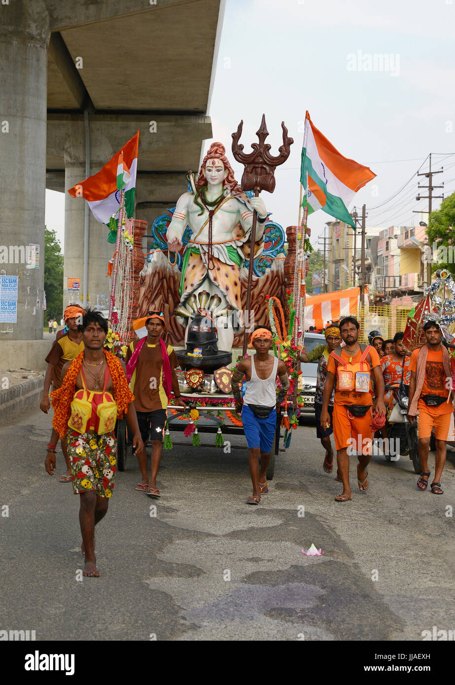 Ghaziabad, India. 19th July, 2017. Kavad Yatra is a popular annual ...