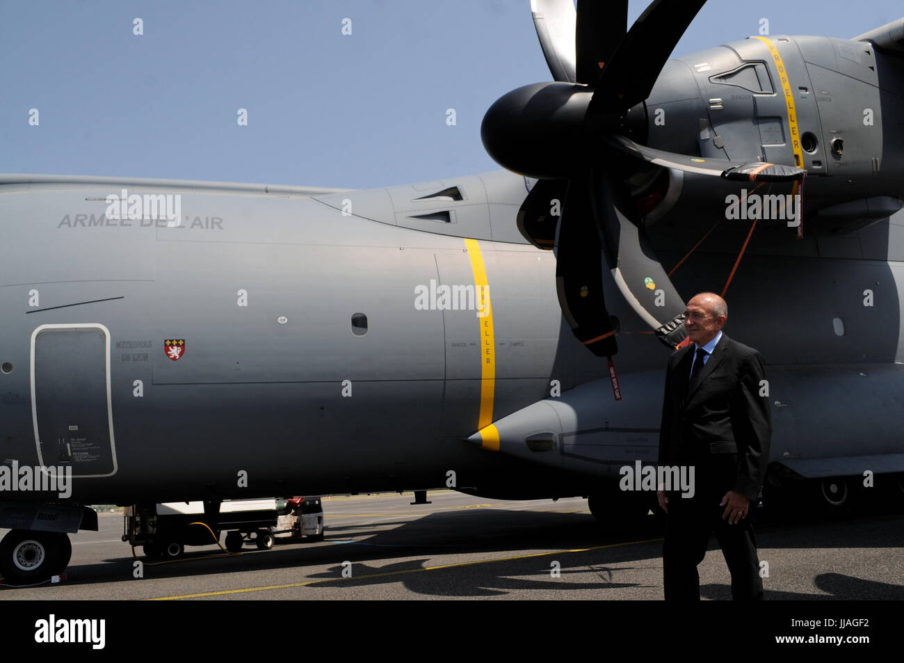 Naming ceremony for French Air Force Airbus A400, in Lyon-Bron (France ...