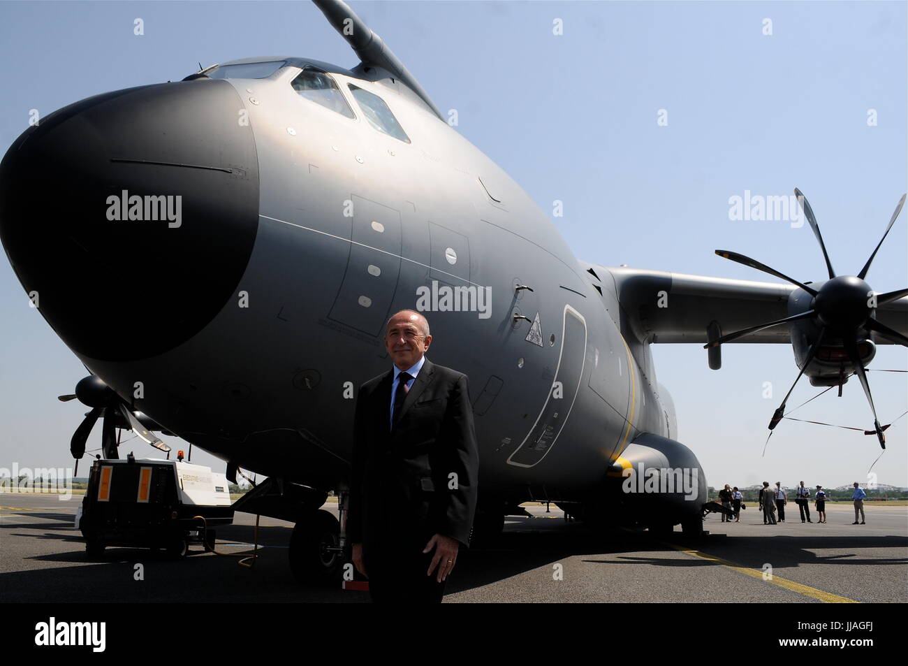 Naming ceremony for French Air Force Airbus A400, in Lyon-Bron (France ...