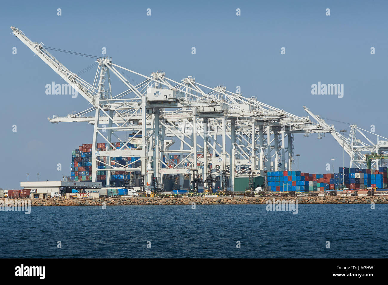 COSCO SHIPPING Container Ship, COSCO AMERICA, Being Unloaded In The ...