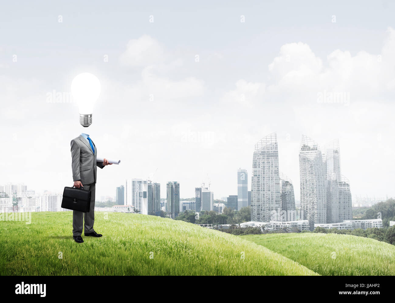 Man of creative ideas Stock Photo - Alamy