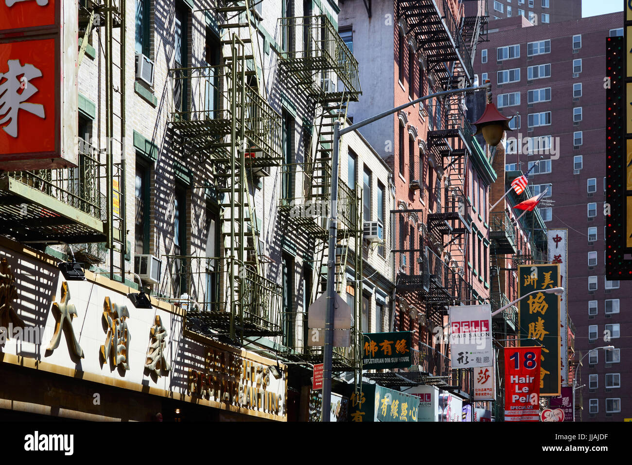 Shadows on buildings in new york hi-res stock photography and images ...