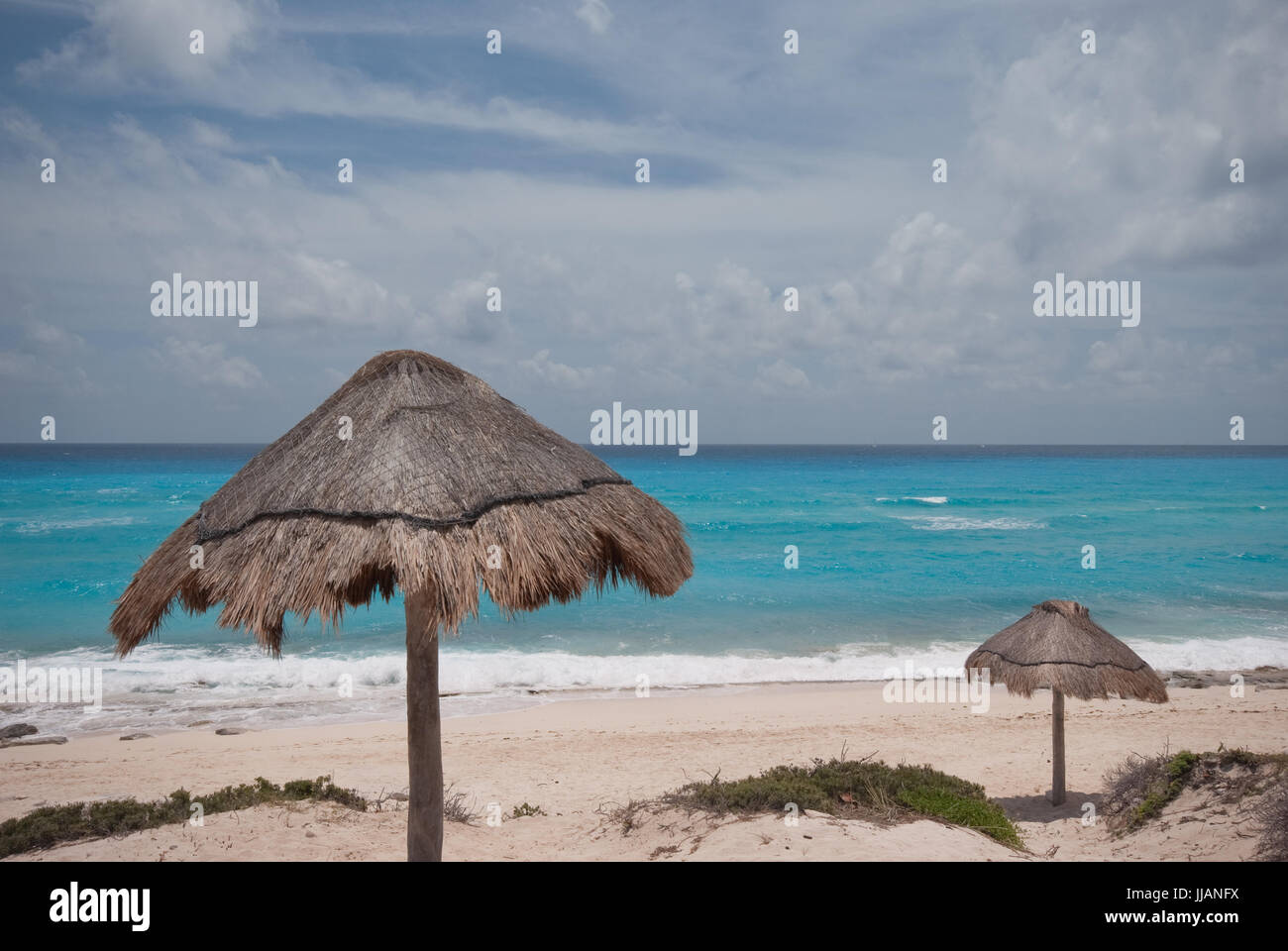 Beach, Cancun Mexico Stock Photo - Alamy