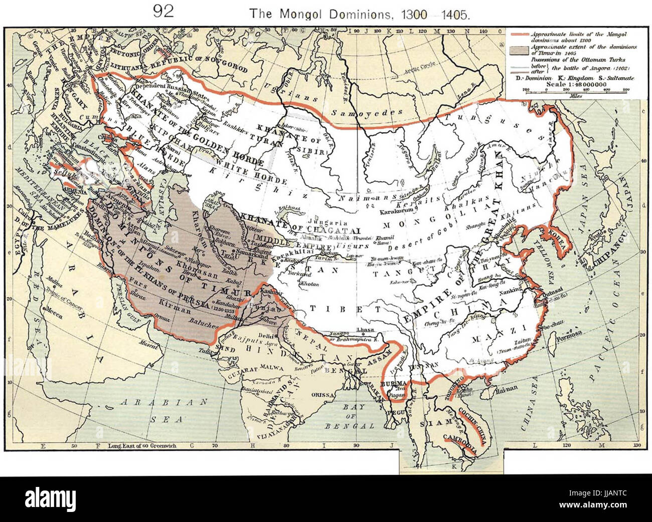 Mongol Empire Map High Resolution Stock Photography and Images - Alamy