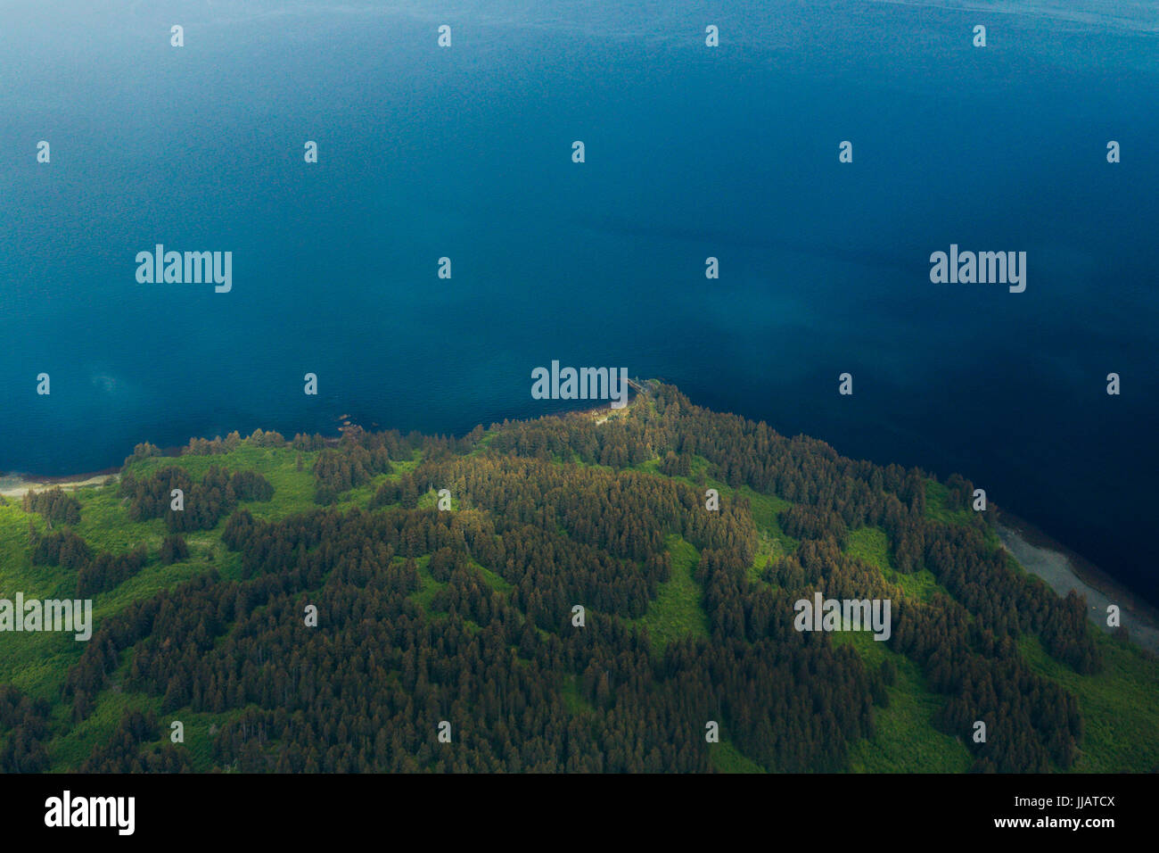 Aerial view, Cook Inlet, Kenai Peninsula, Alaska, USA Stock Photo - Alamy