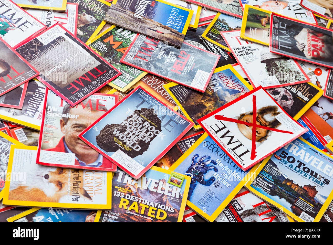 New York - MARCH 7, 2017: US magazines on March 7 in New York, USA ...