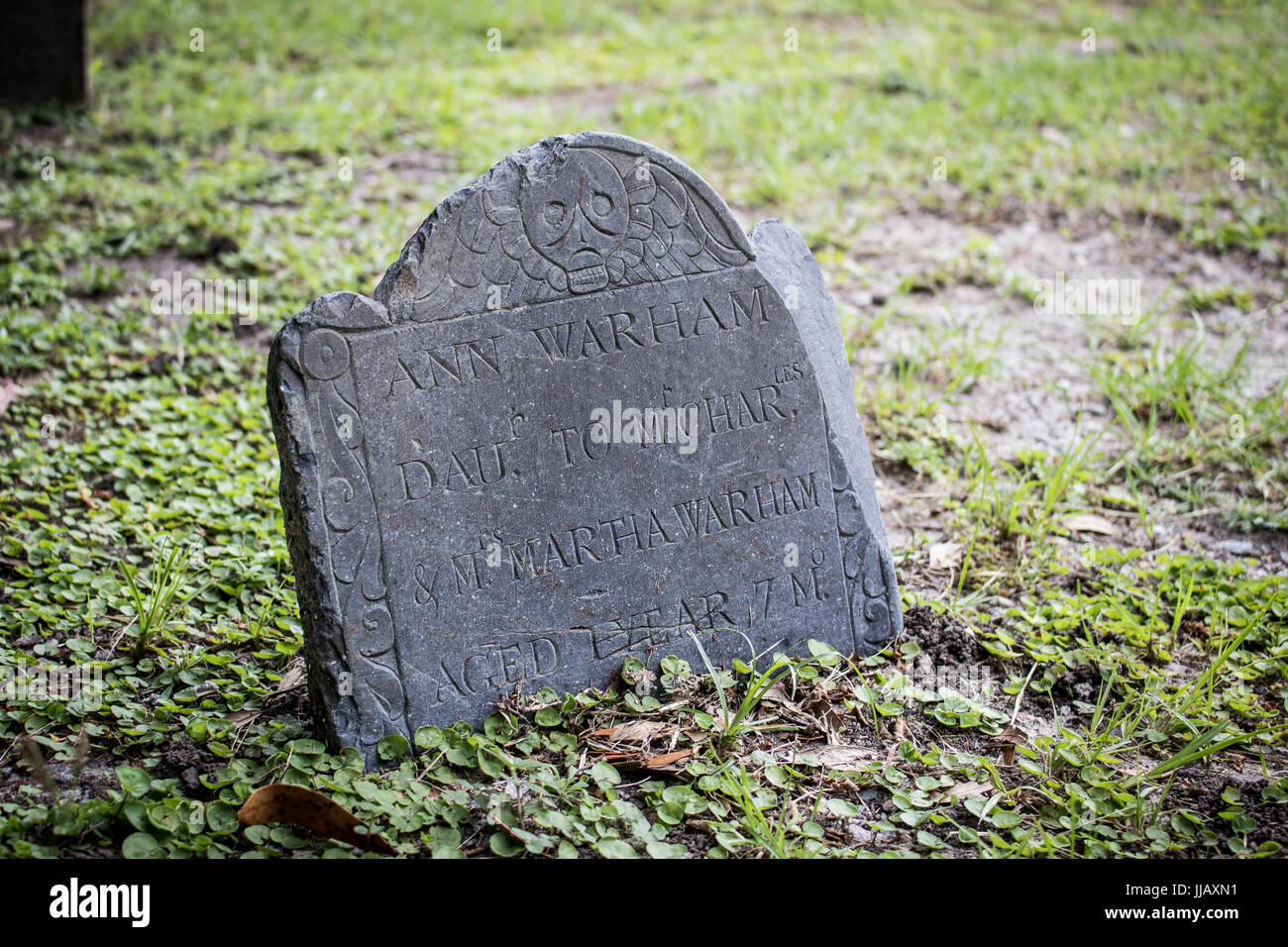 Circular Church Graveyard is located by the Circular Congregational ...