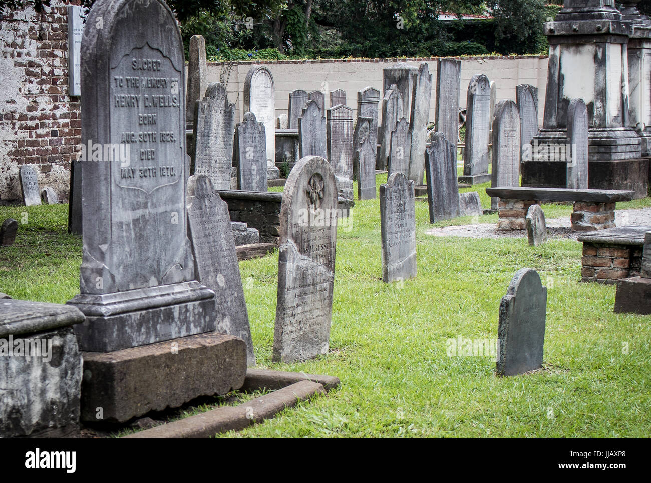 Circular Church Graveyard is located by the Circular Congregational ...