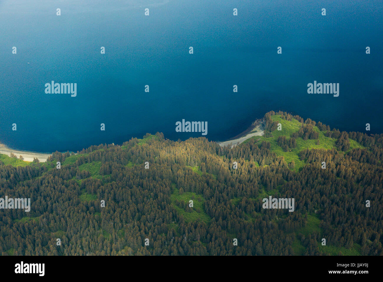 Aerial view, Cook Inlet, Kenai Peninsula, Alaska, USA Stock Photo - Alamy