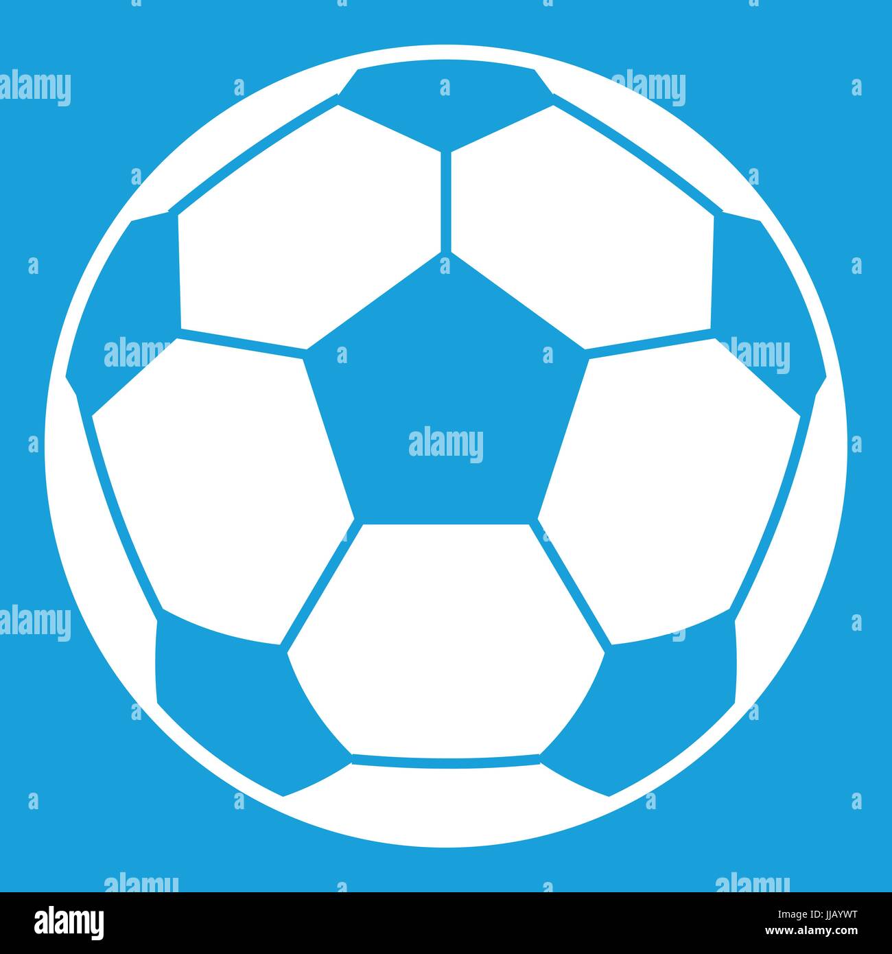 Football soccer ball icon white Stock Vector Image & Art - Alamy